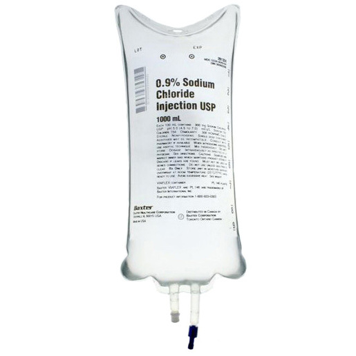 IV Bag 1000ml Sodium Chloride Normal Saline Case Of 12 49 OFF